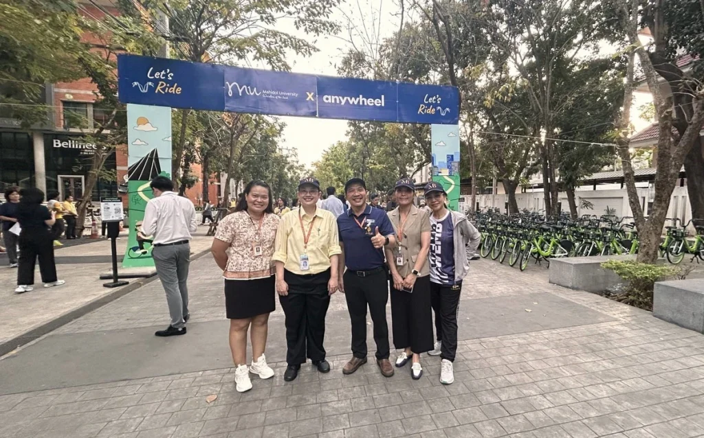 Mahidol bicycle campus with Anywheel – Institute of Molecular Biosciences